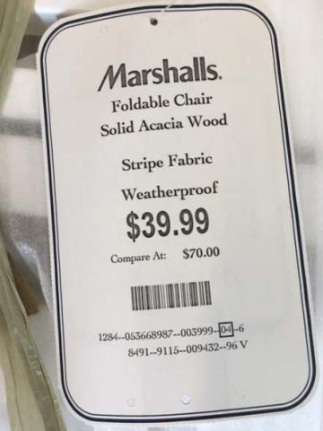 TJX Recalls Foldable Lounge Chairs Due to Risk of Injury; Sold at T.J ...